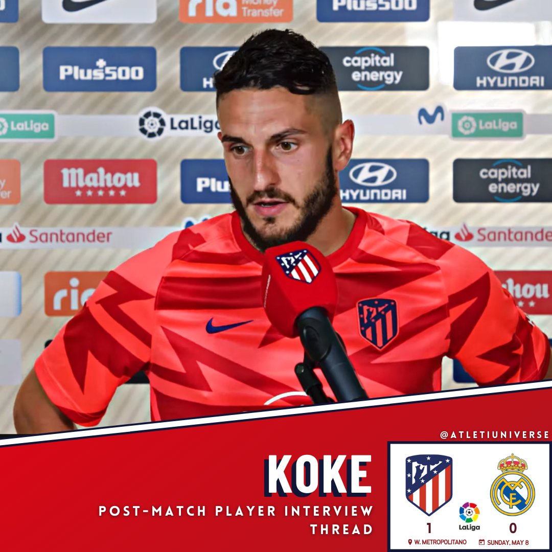 Koke talks about the fans' unconditional support, the team's objective ...