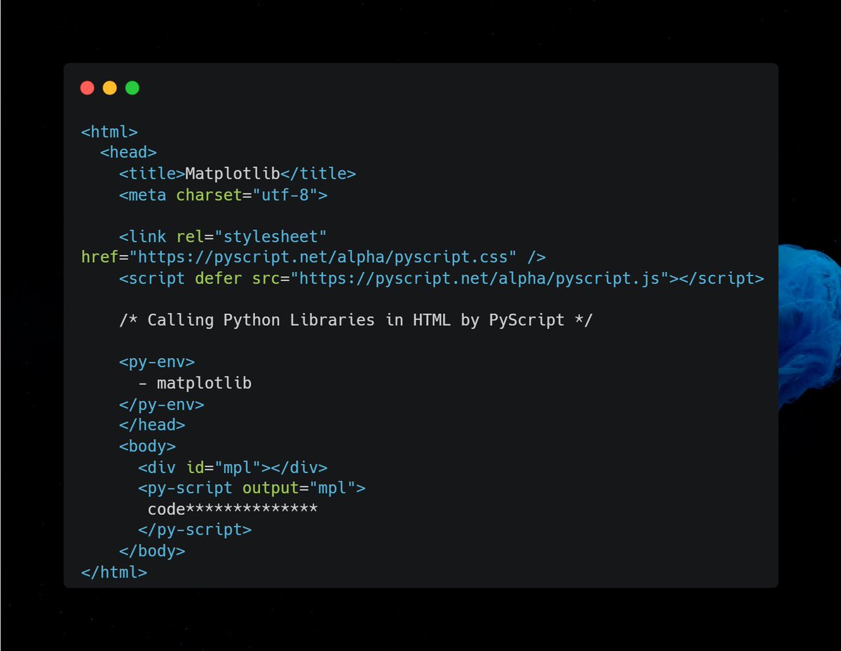 ๐Everything to know About Pyscript??๐คฏ: Do check it Out:๐งต๐ - ุงูู
ุณูุณู ู
ู ... ๐Everything to know About Pyscript??๐คฏ: Do check it Out:๐งต๐ - ุงูู
ุณูุณู ู
ู ...