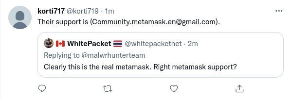 MalwareHunterTeam on Twitter: "@whitepacketnet You were wrong... 😂 https://t.co/EwbKLJCwdU ...