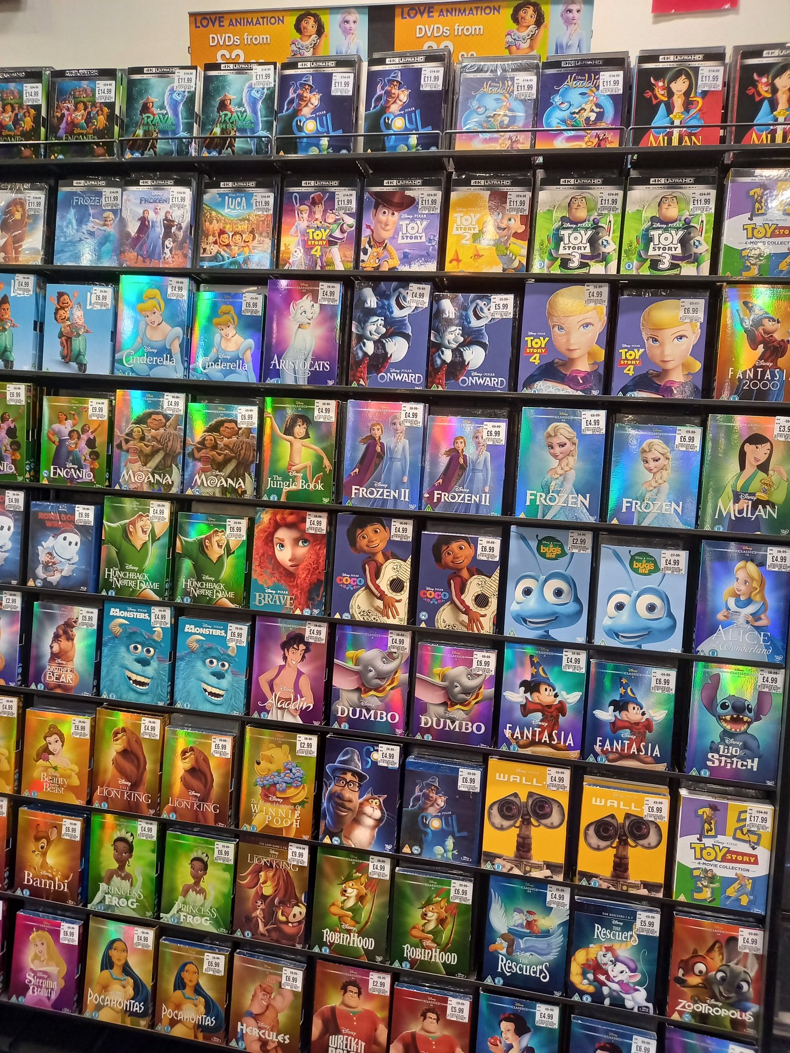 Disney Pixar Dvd Collection Disney Presents: The Best Of Fun & Games