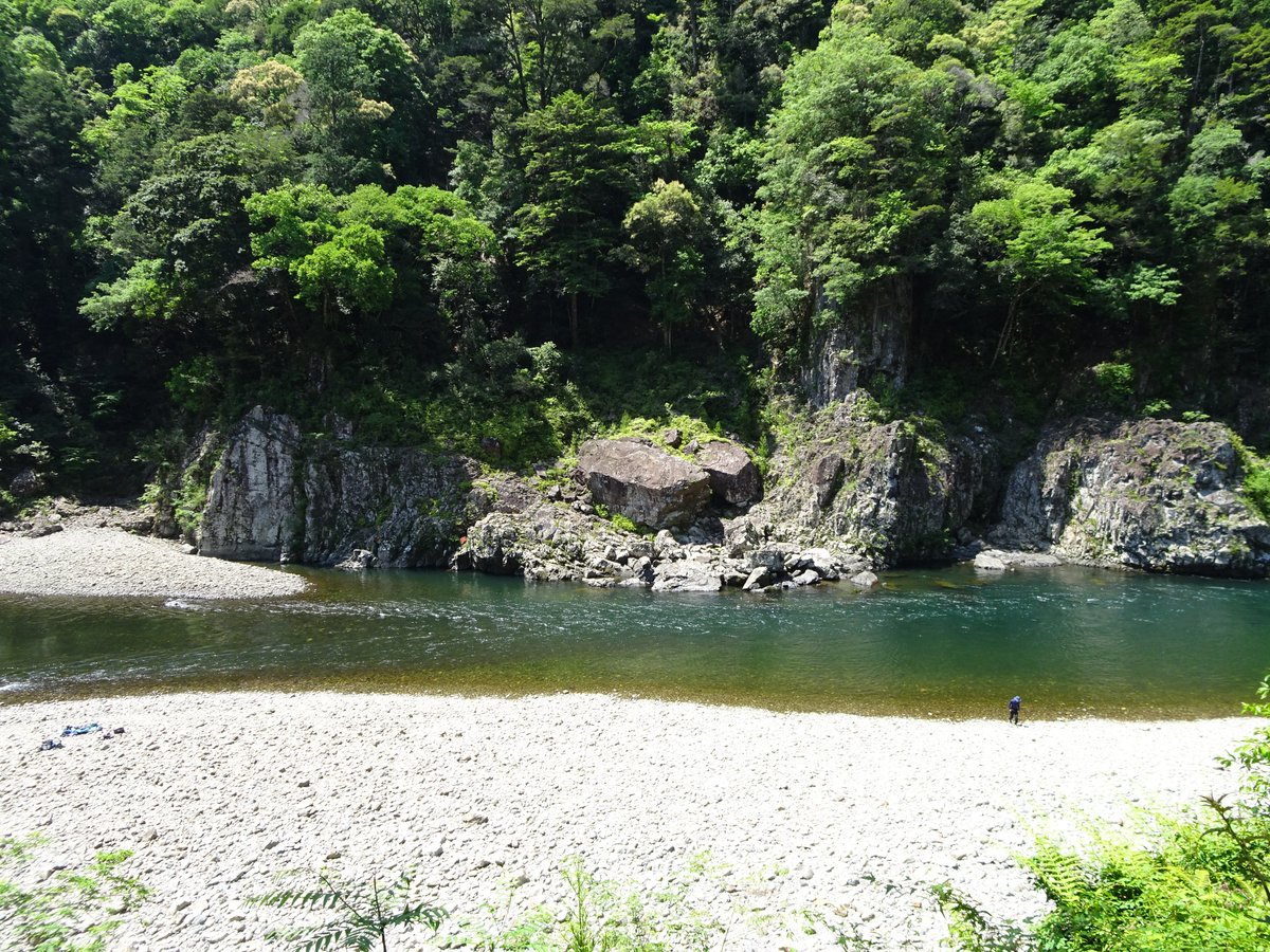 Ruby & Emmeline on Twitter: "5/4 11:20 瀞峡・山彦橋 3年前の瀞峡ウォータージェット船では休憩時間が20分しかなかったので行けなかった山彦橋に向かいます ...