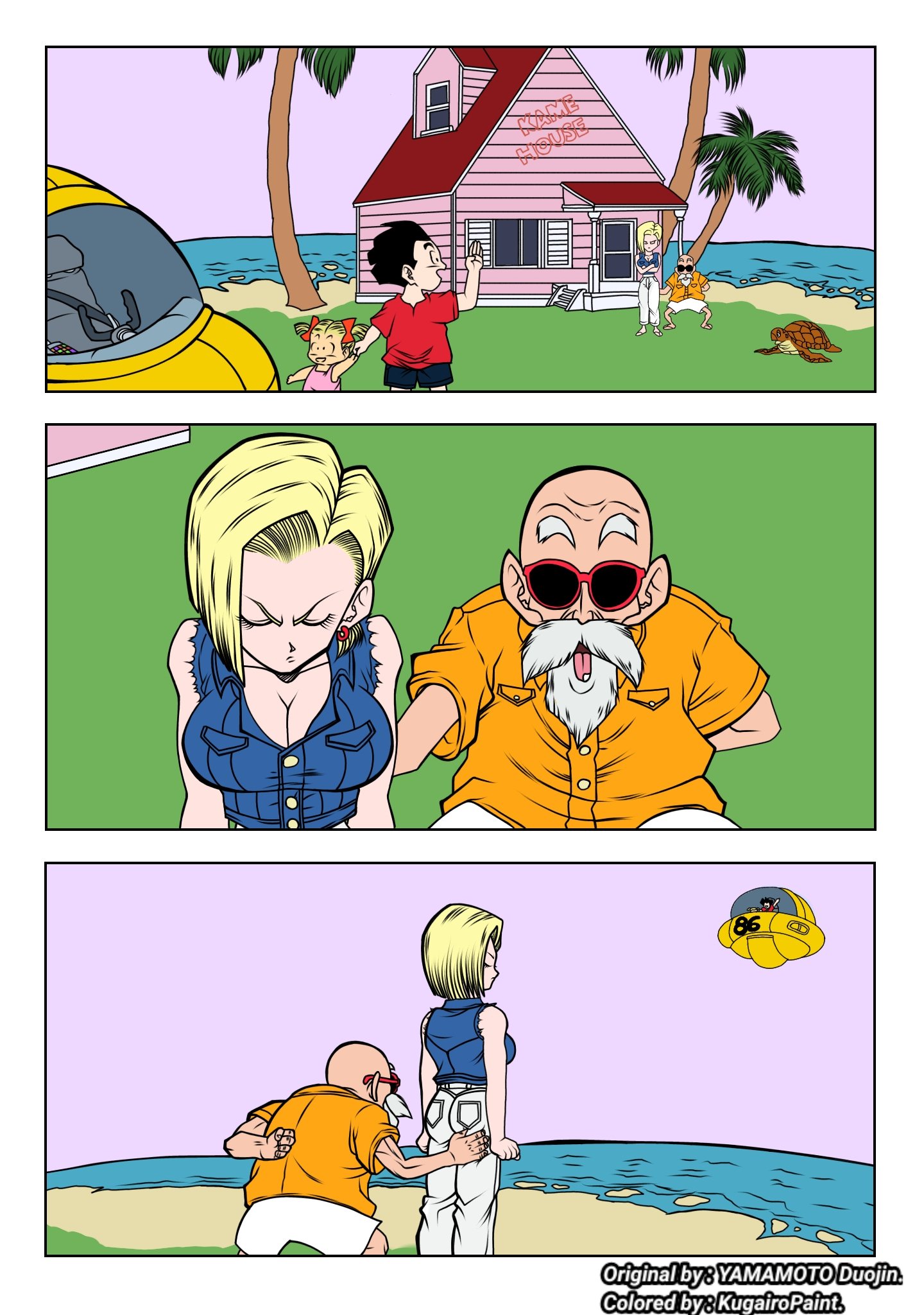 Master Roshi And 18 0414