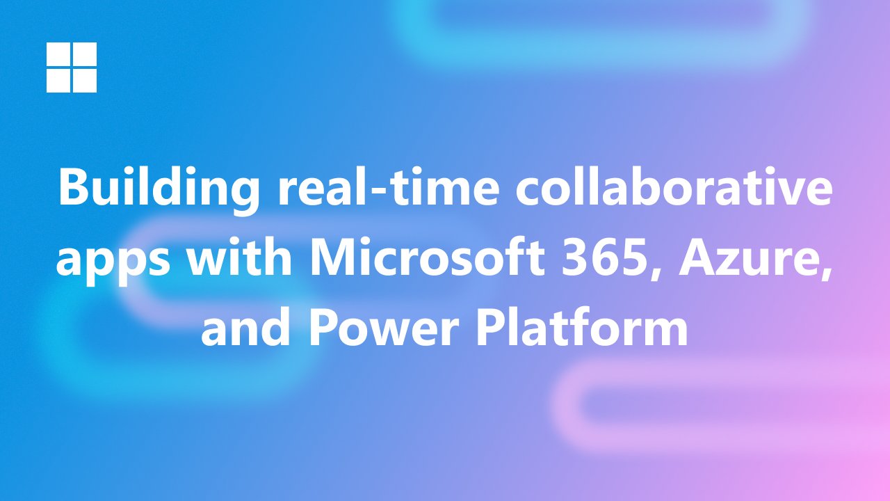 Microsoft 365 Developer on Twitter: "🚀 Collaboration is key. @aycabs shares details on how to ...