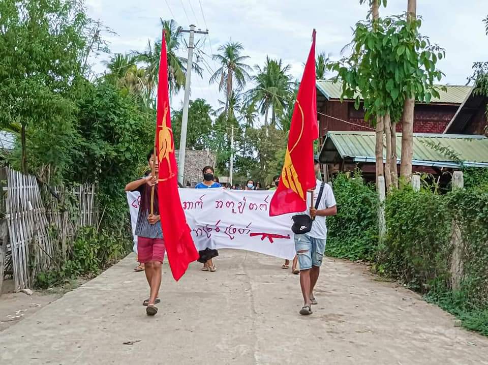 Khit Thit Media On Twitter ယင်းမာပင်တွင် ဖက်ဆစ် စစ်တပ် တော်လှန်ရေး ရ