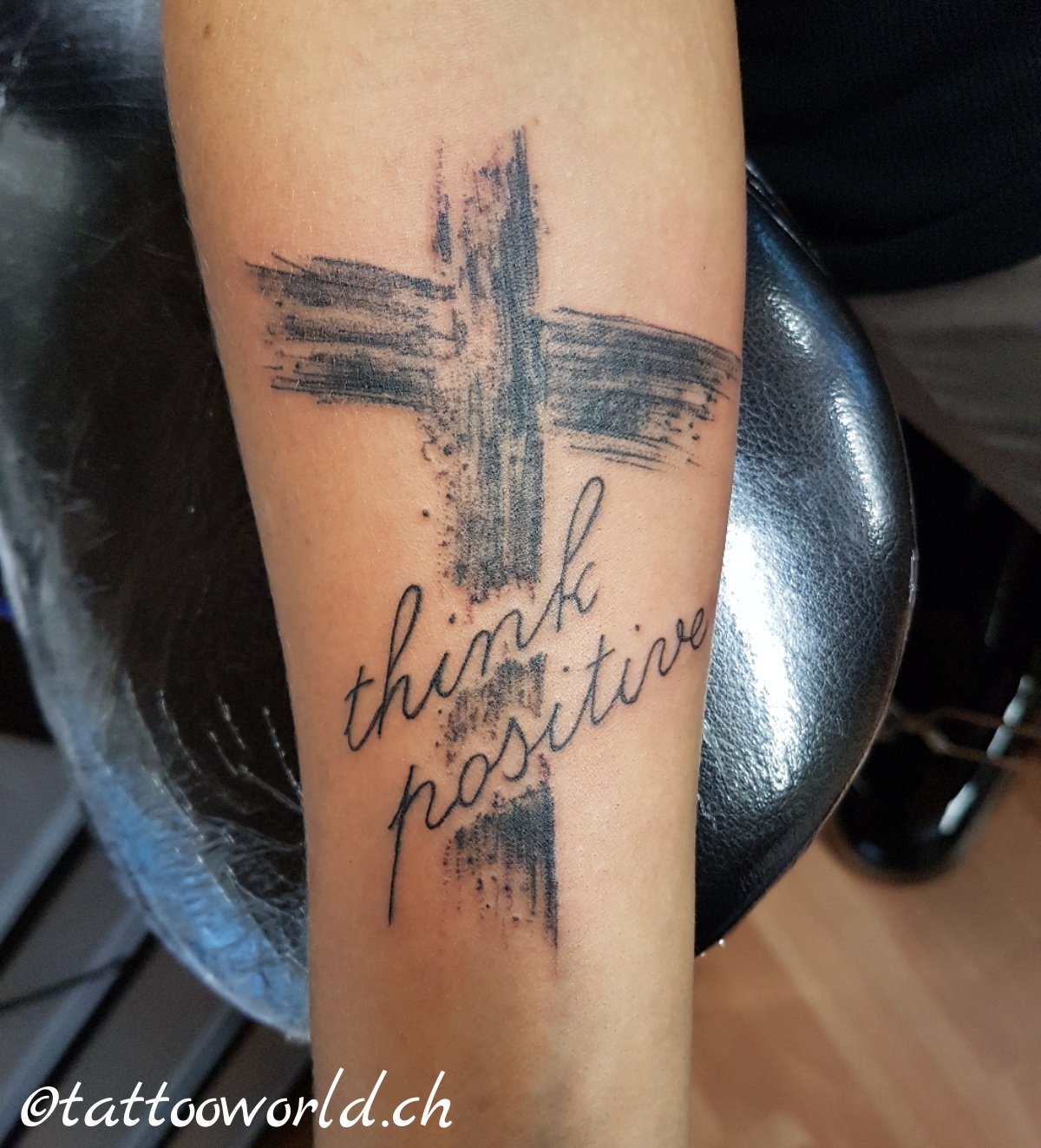 Think Positive Tattoo