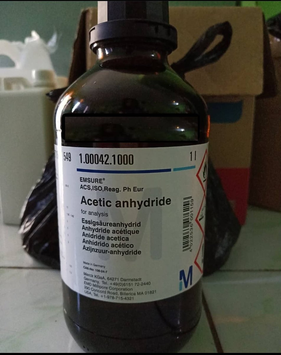 Acetic Anhydride Bottle