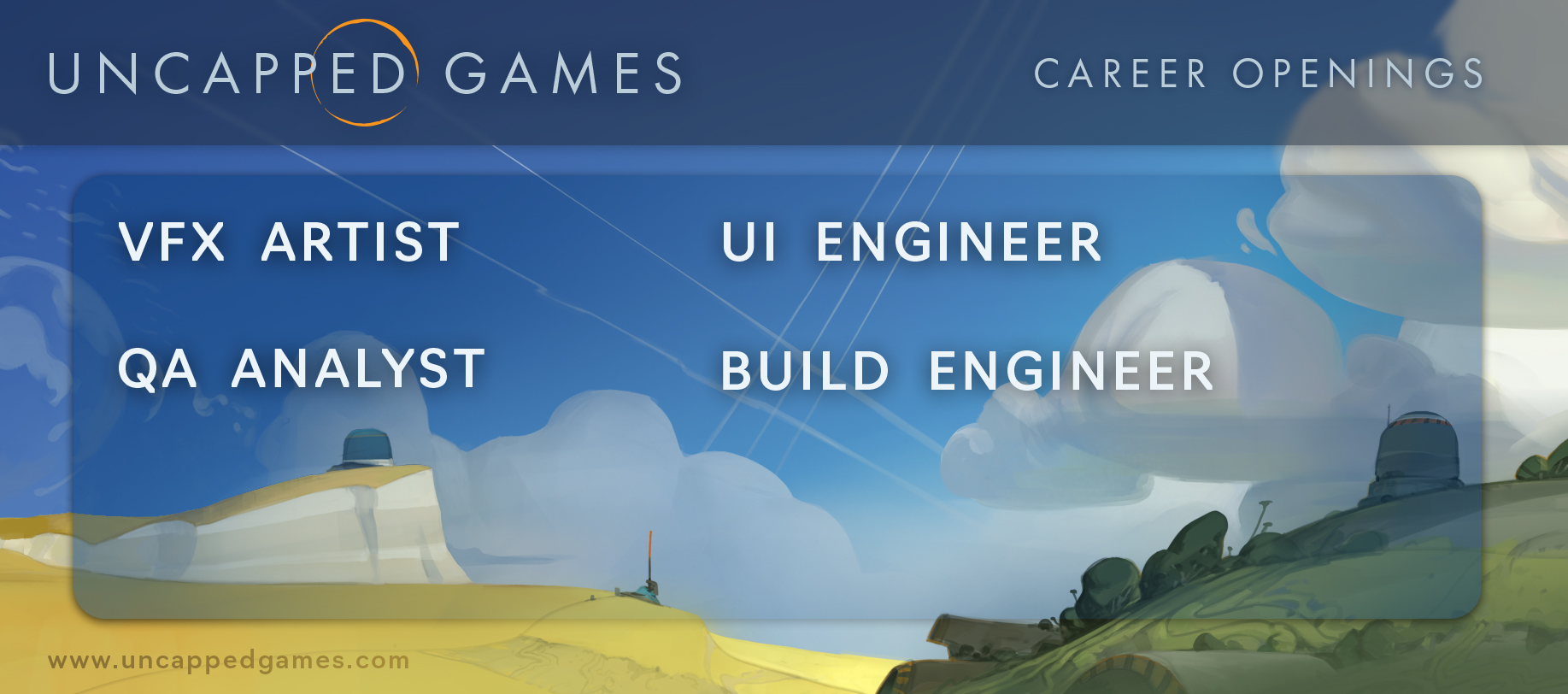 Uncapped Games on Twitter: "Uncapped Games is hiring! https://t.co/SRdtoVZPMT" / Twitter