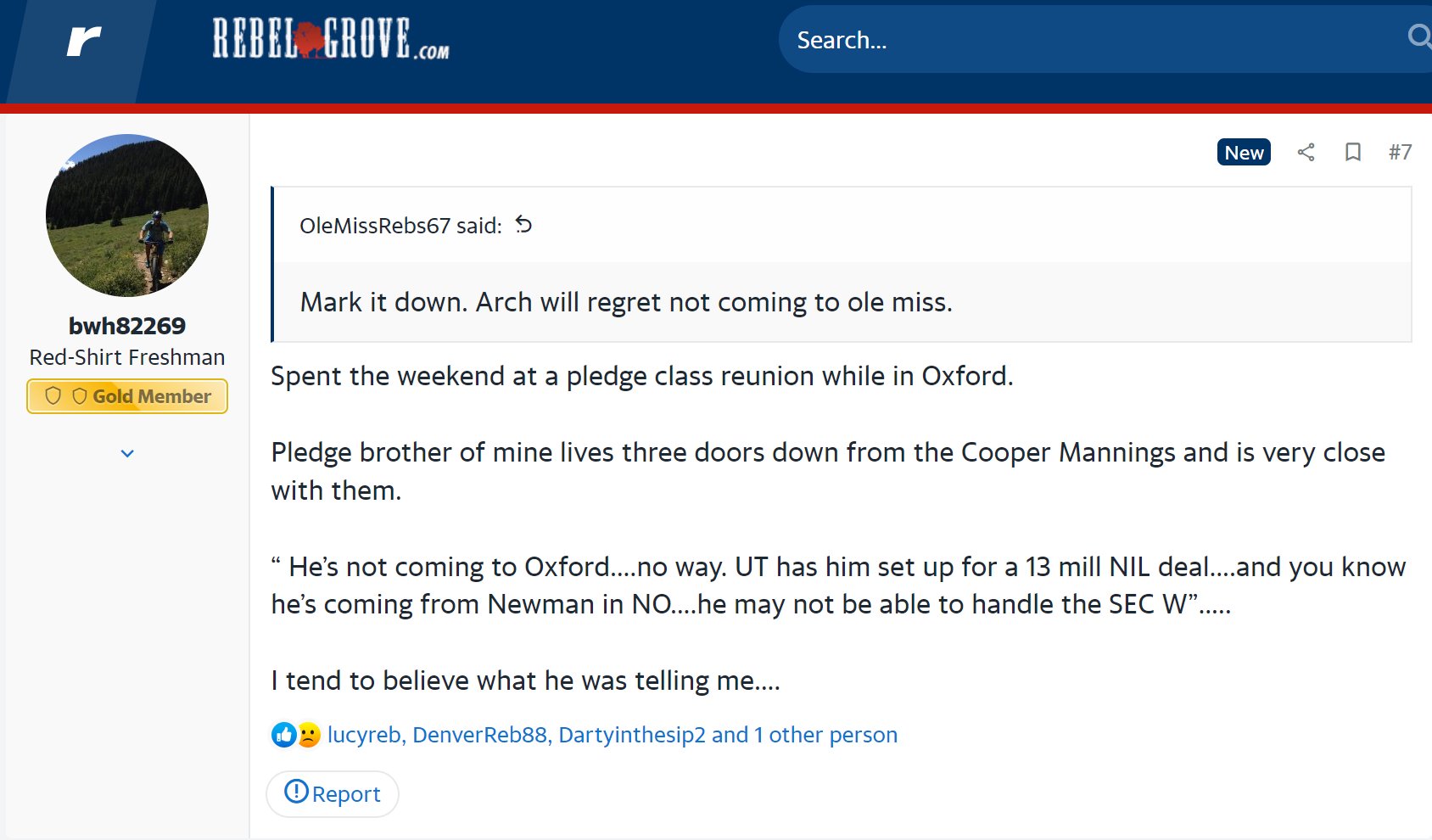 Message Board Geniuses on Twitter: "A reliable source who lives three doors down from Cooper ...