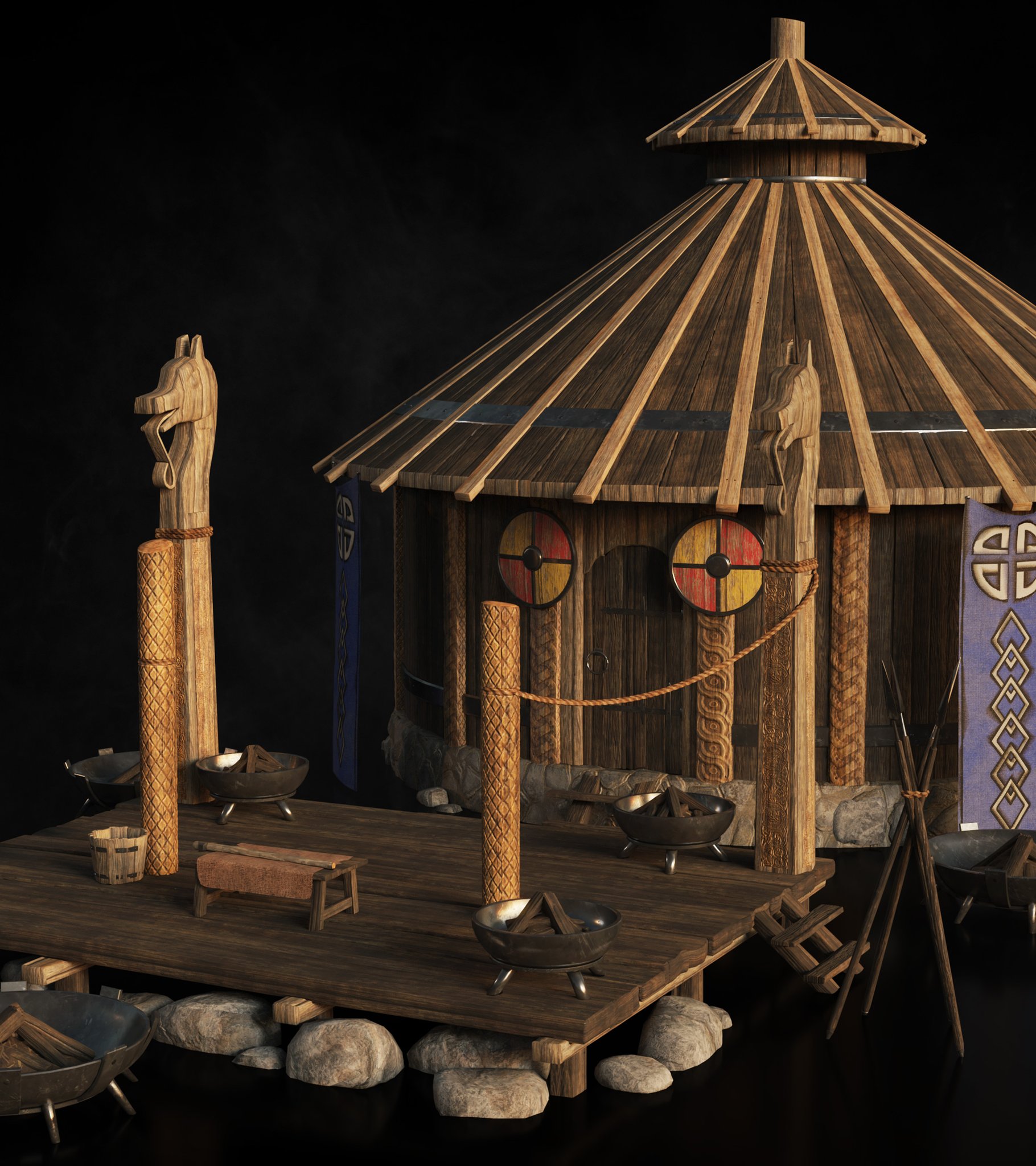 KitBash3D on Twitter: "For Scandinavian folklore, you can't go wrong with our Valhalla 3D asset ...