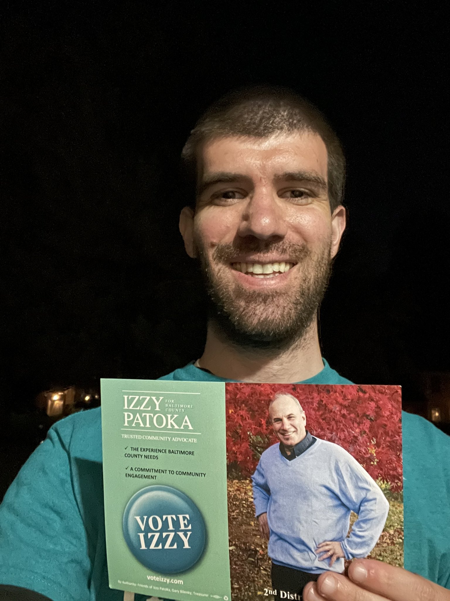 Izzy Patoka on Twitter: "Thank you to an incredible volunteer, Justin Silberman, who knocked ...