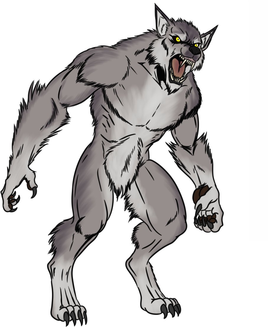 How To Draw A Werewolf Body