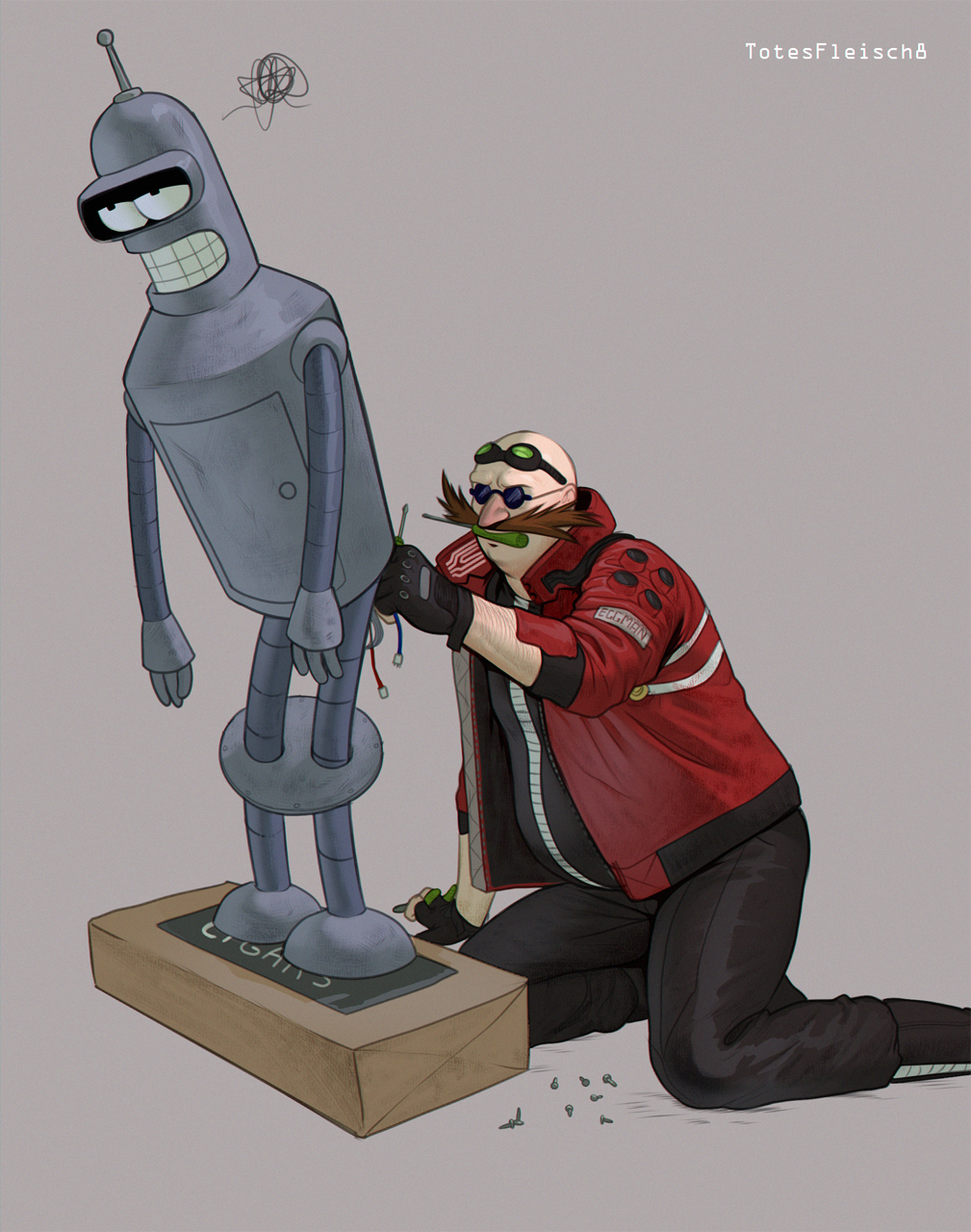 Realistic Bender Futurama