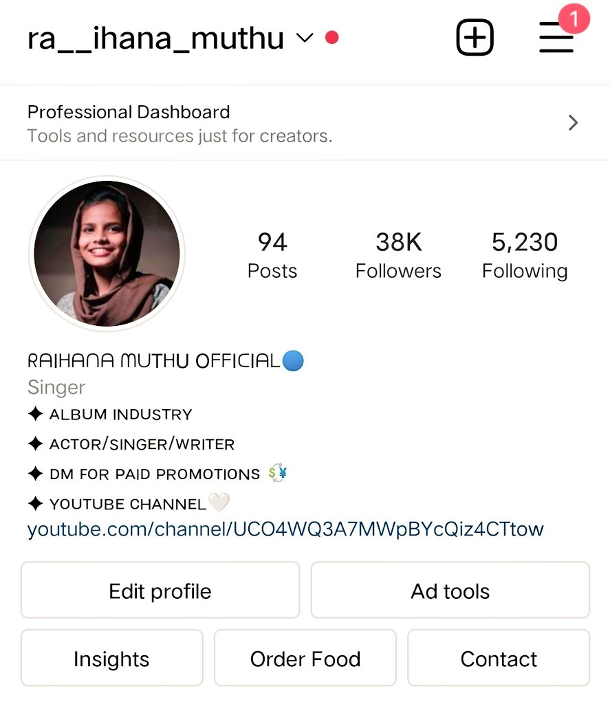 Raihana Muthu on Twitter: "THANK YOU ALL ♥️ https://t.co/8J2YXlU1mI ...