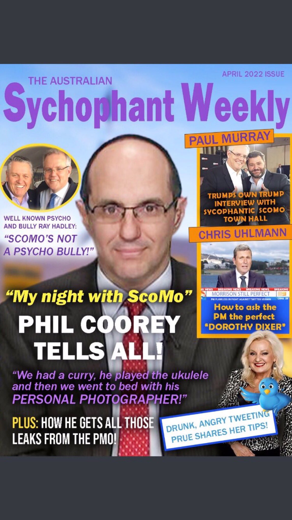 Scomo’s Cow 🐀 on Twitter: "@SimoLove @AlboMP Simon when will you be featured 👇 ? You must have ...