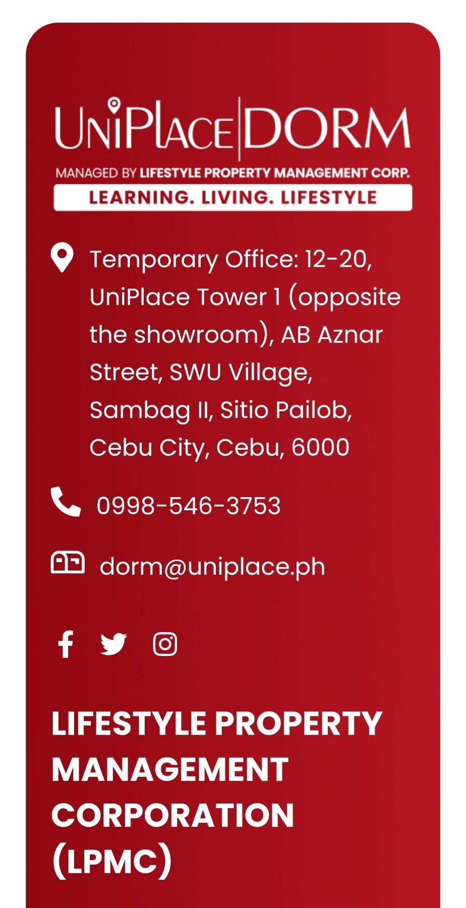 Uniplace Dorm on Twitter: "#UNIPLACE|DORM♥️🖤 https://t.co/nNSgcLhiK1" / Twitter