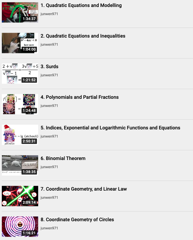 Touhou Hijacks in the Outside World on Twitter: "Singaporean math teacher junwen971 (@junwen971 ...