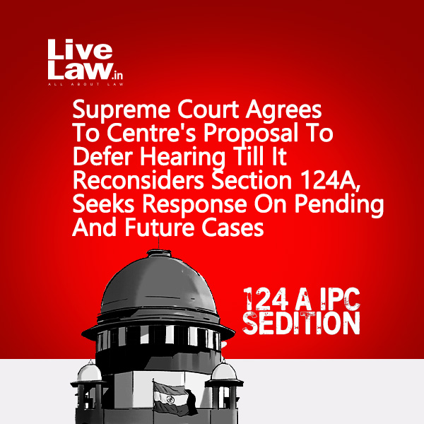 Live Law on Twitter: "The Supreme Court on Tuesday has agreed with the Centre's suggestion to ...