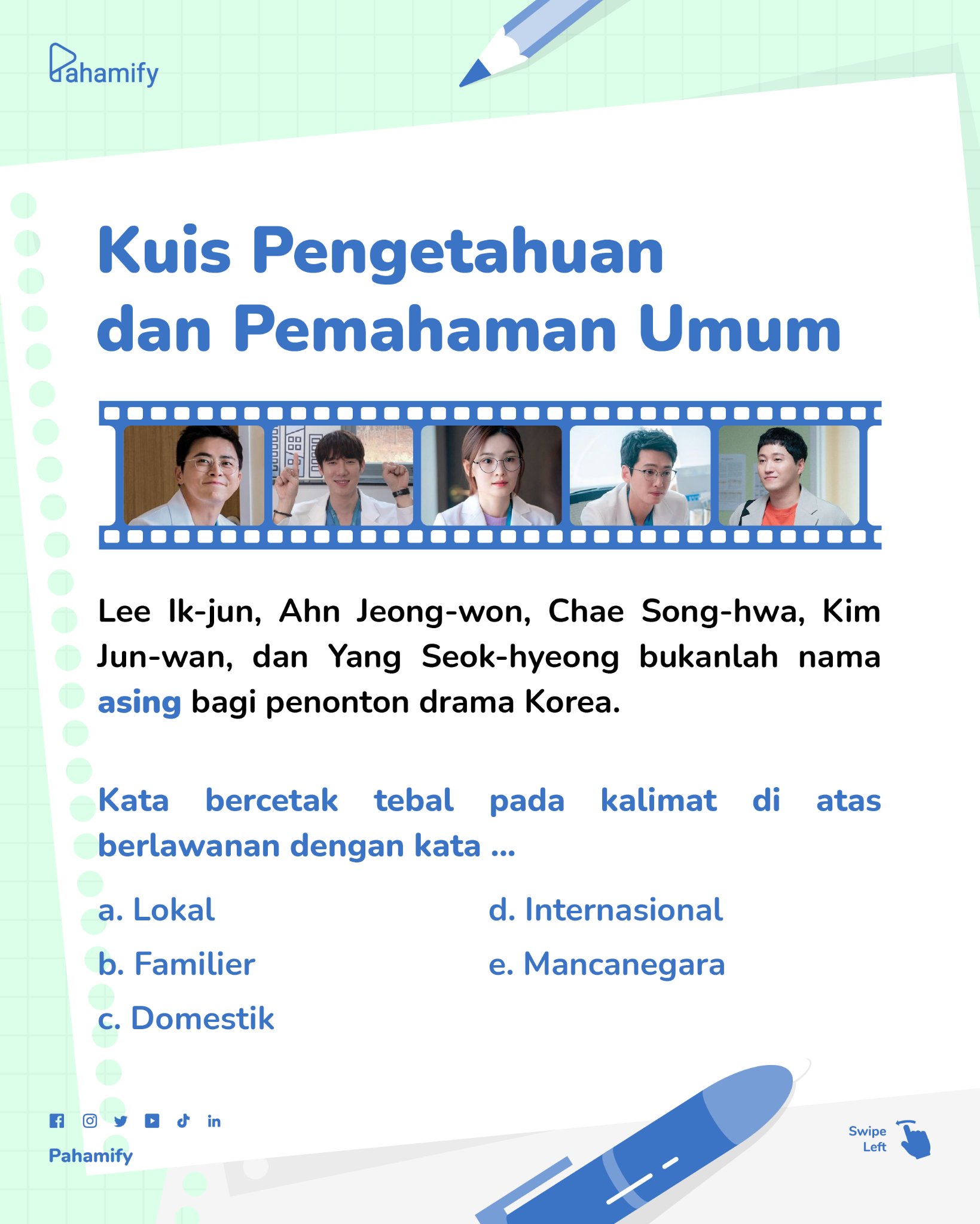 Pahamify siap bantu #TaklukkanUTBK on Twitter: "📚 Kuis Pengetahuan dan Pemahaman Umum 📚 https ...