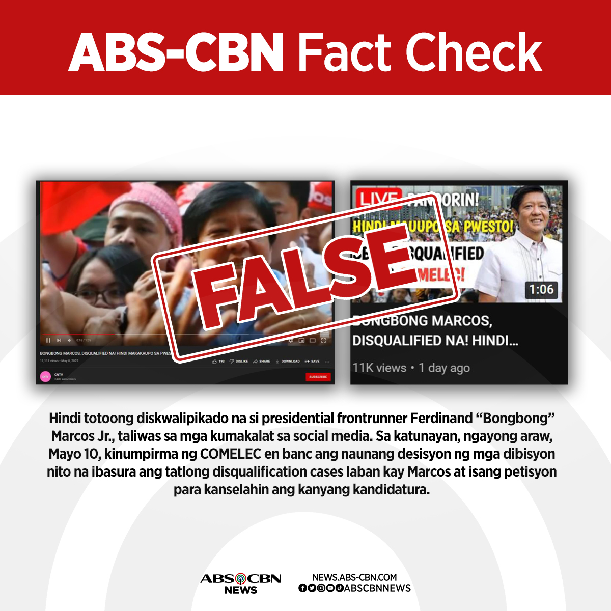 Abs Cbn Fact Check On Twitter Abscbnfactcheck Rating False Hindi