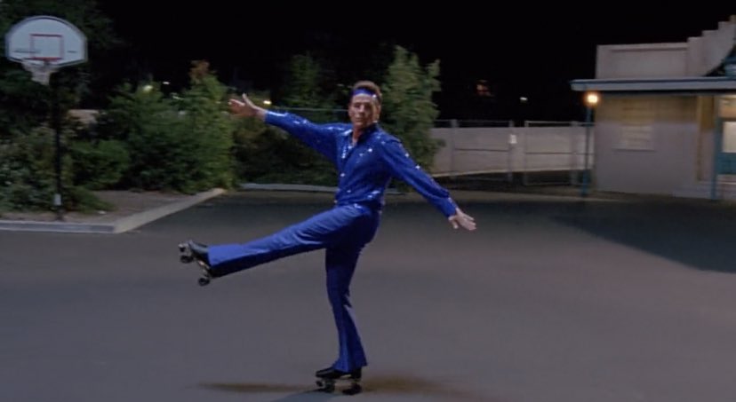 Hal From Malcolm In The Middle Roller Skating