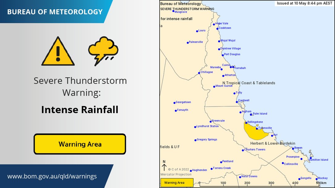 Bureau Of Meteorology Queensland On Twitter ⚠️severe Thunderstorm