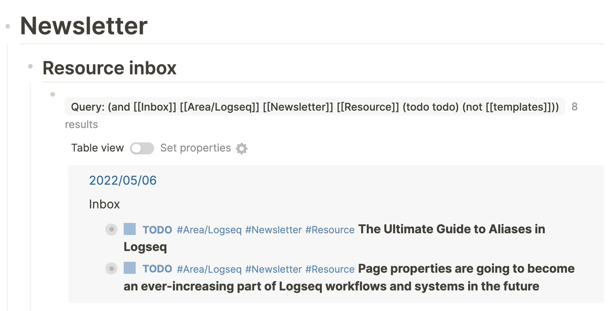 Logseq 🪵 on Twitter: Logseq 🪵 on Twitter: