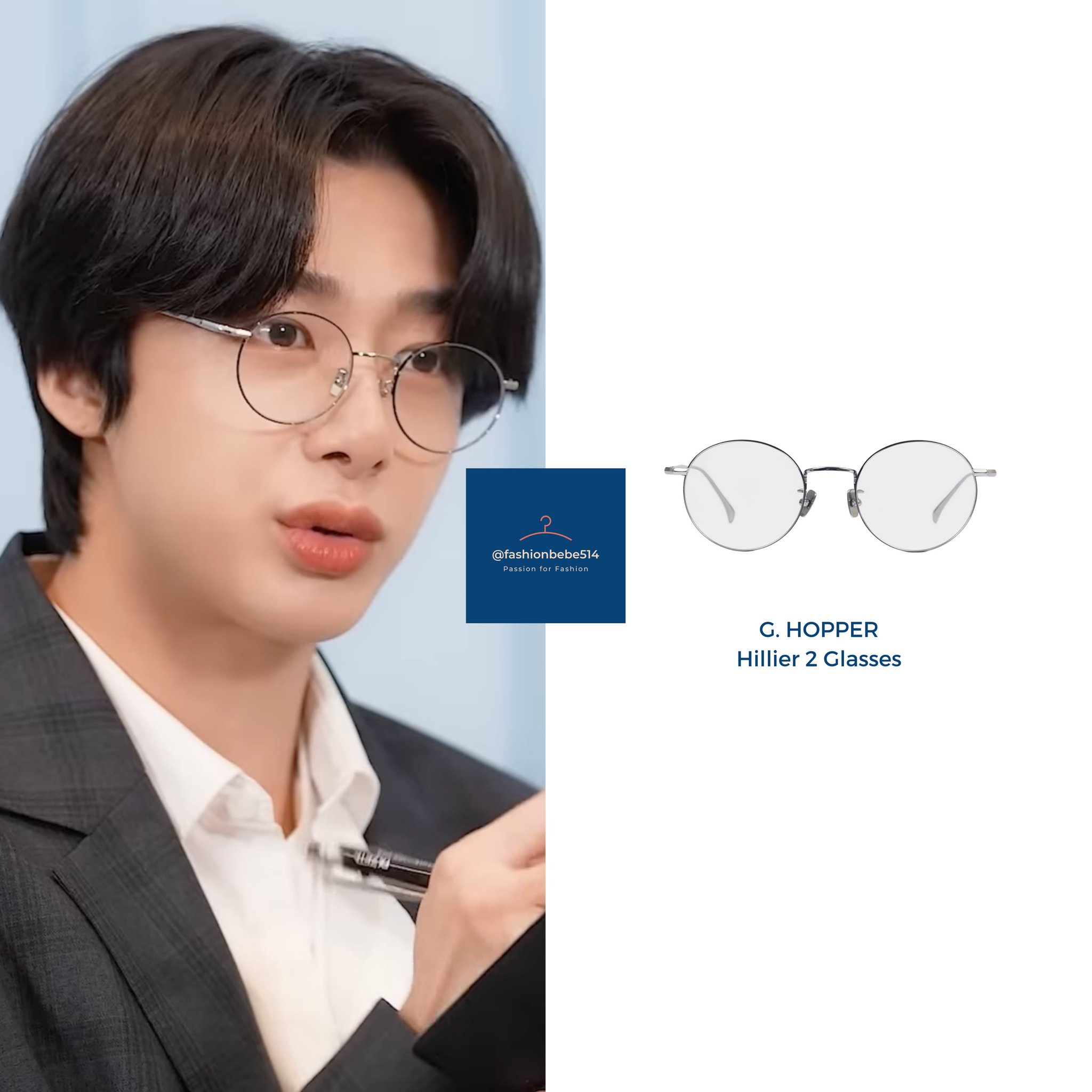 fashionbebe514 on Twitter: "🐢 220508 Inssa Oppa G YouTube ⭐️ G.Hopper Hillier 2 Glasses https ...