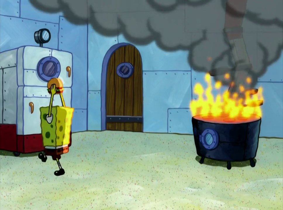 Spongebob House On Fire