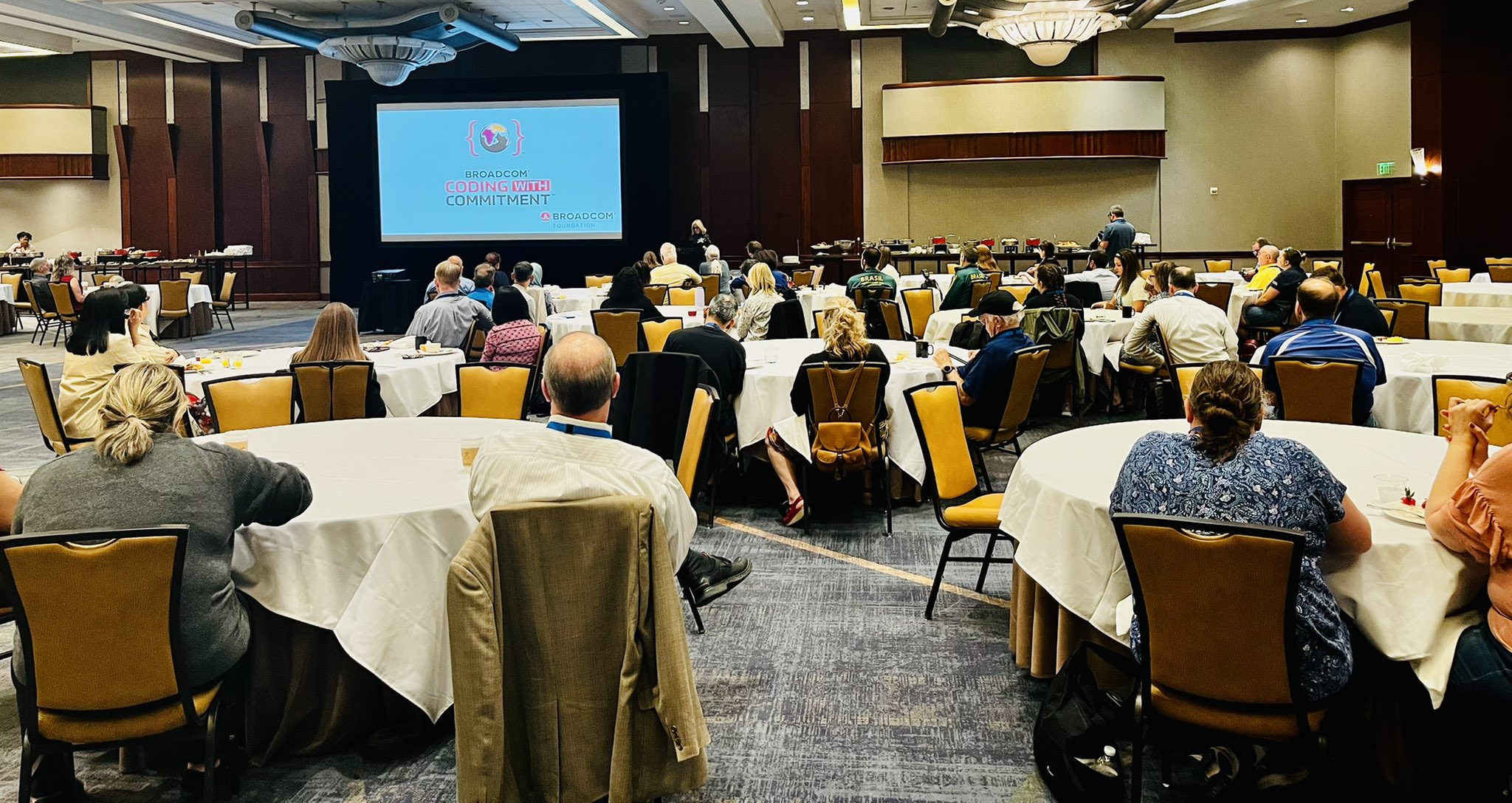 Broadcom Foundation on Twitter: "#Sciencefair directors hear from Paula Golden on # ...