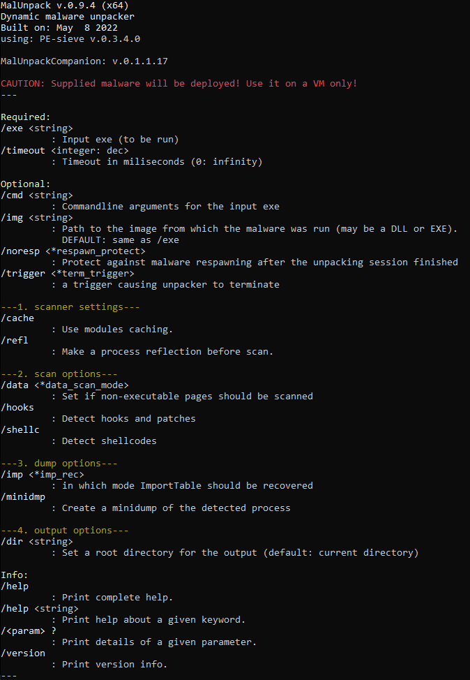 hasherezade on Twitter: "New release: #mal_unpack (0.9.4): https://t.co/OCcdgd5AiO + the ...