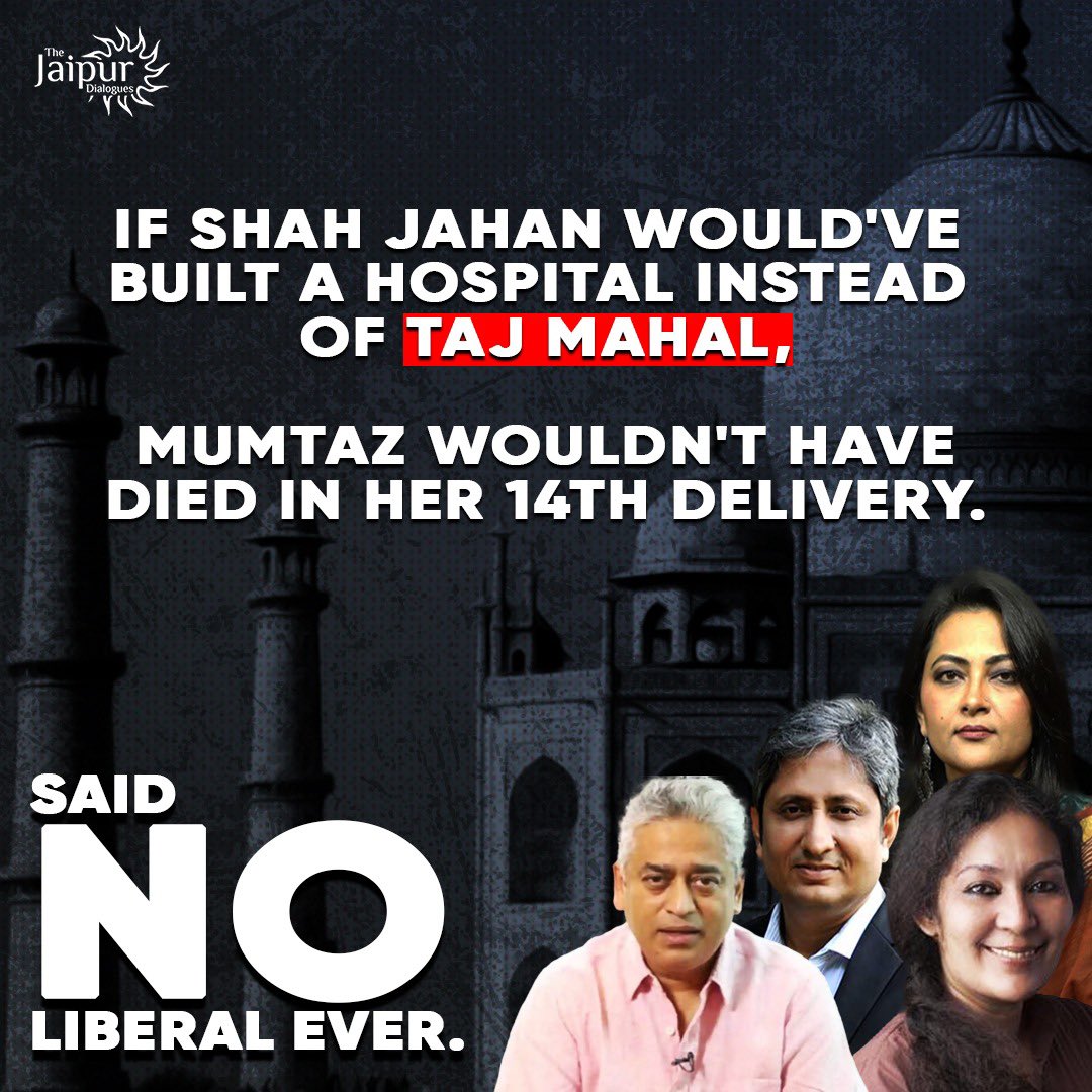 The Jaipur Dialogues on Twitter: "That is if Shah Jahan built it, which he clearly didn't! So No ...