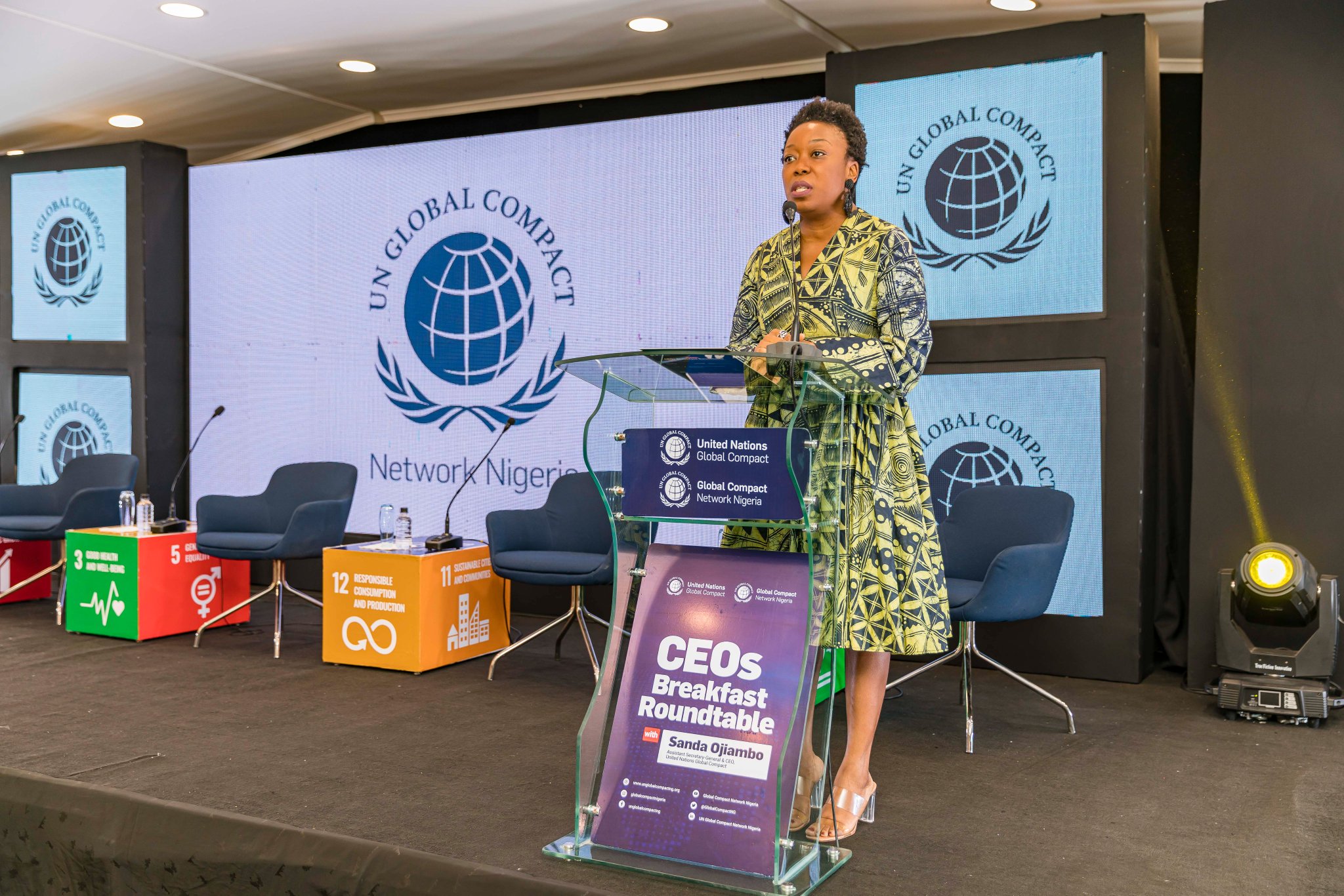 UN Global Compact Network Nigeria on Twitter: "During the event, @NaomiEmeka, Executive Director ...