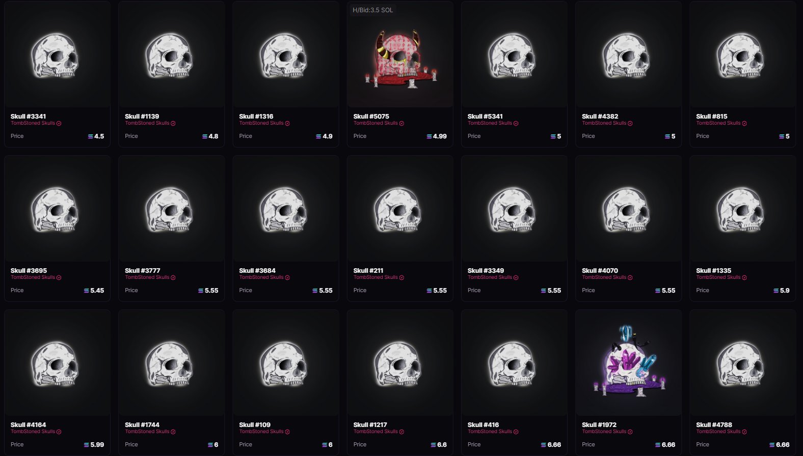 TombStoned High Society | SOLD OUT {RIP} on Twitter: "What is happening on @MagicEden ?? 🤔 https ...