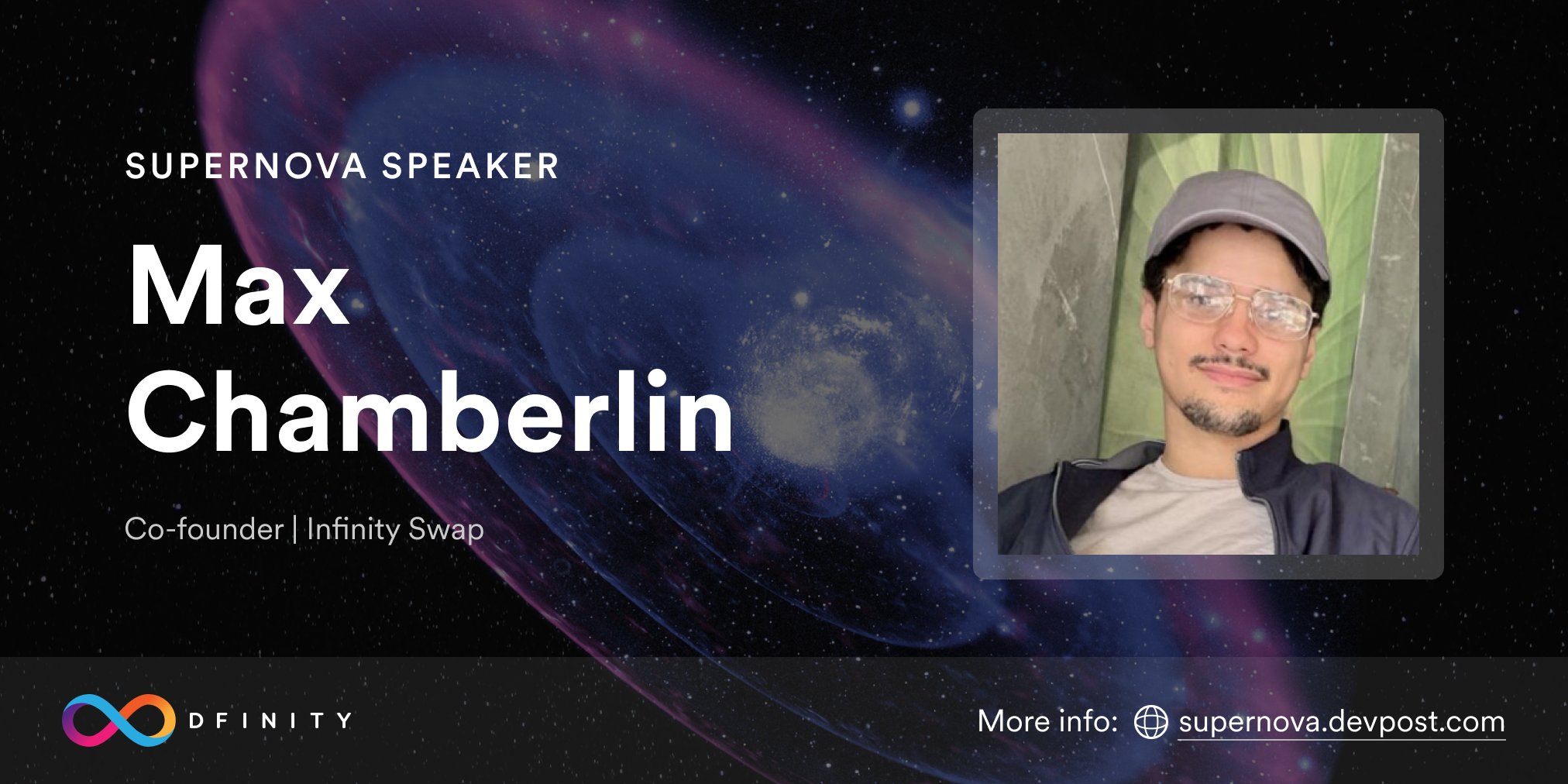 DFINITY on Twitter: "Now speaking at the #Supernova Hackathon kickoff, Max Chamberlin of ...
