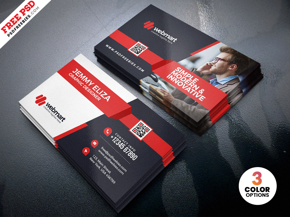 Visiting Card Design Template Psd