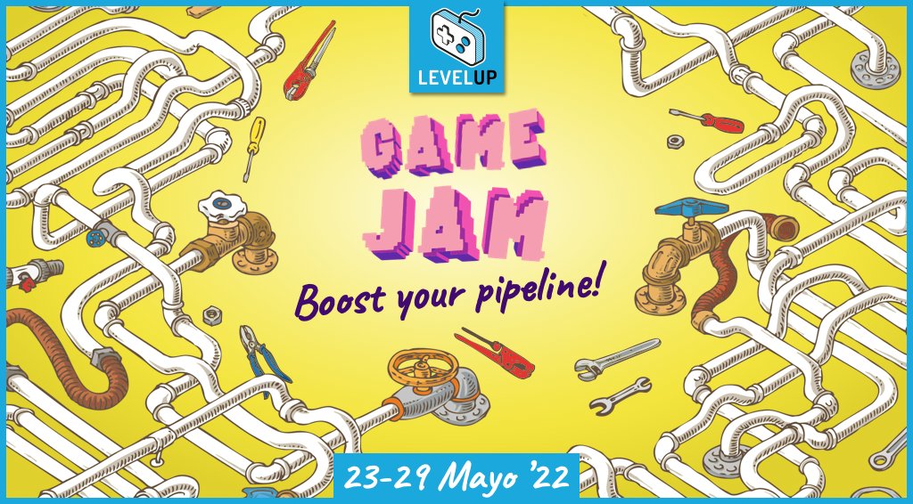 Level Up (Game Dev Hub) on Twitter: "¡Anunciamos la 1ª #levelup_gamejam! 📆Del 23 al 29 de Mayo 🎁 ...