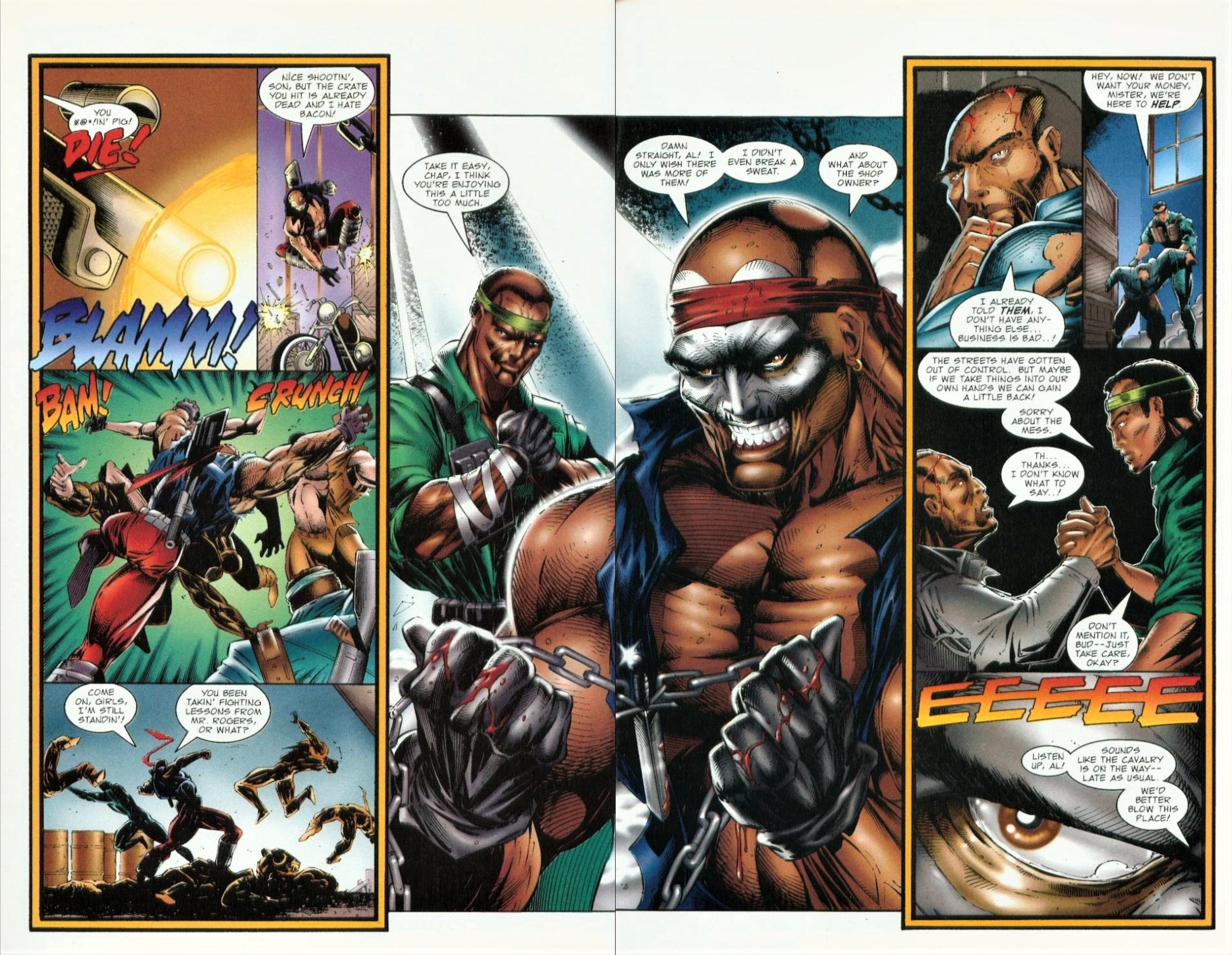 Daily Spawn Archive on Twitter: "Al Simmons makes an appearance in Operation: Knightstrike #1 ...