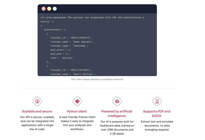 Will Manidis on Twitter: "we're starting to onboard users onto our clinical NLP API real time ...