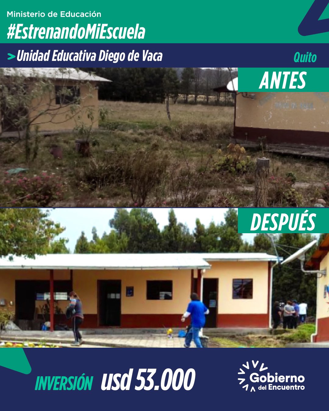 Ministerio de Educación del Ecuador on Twitter: "El mantenimiento de infraestructura en la ...