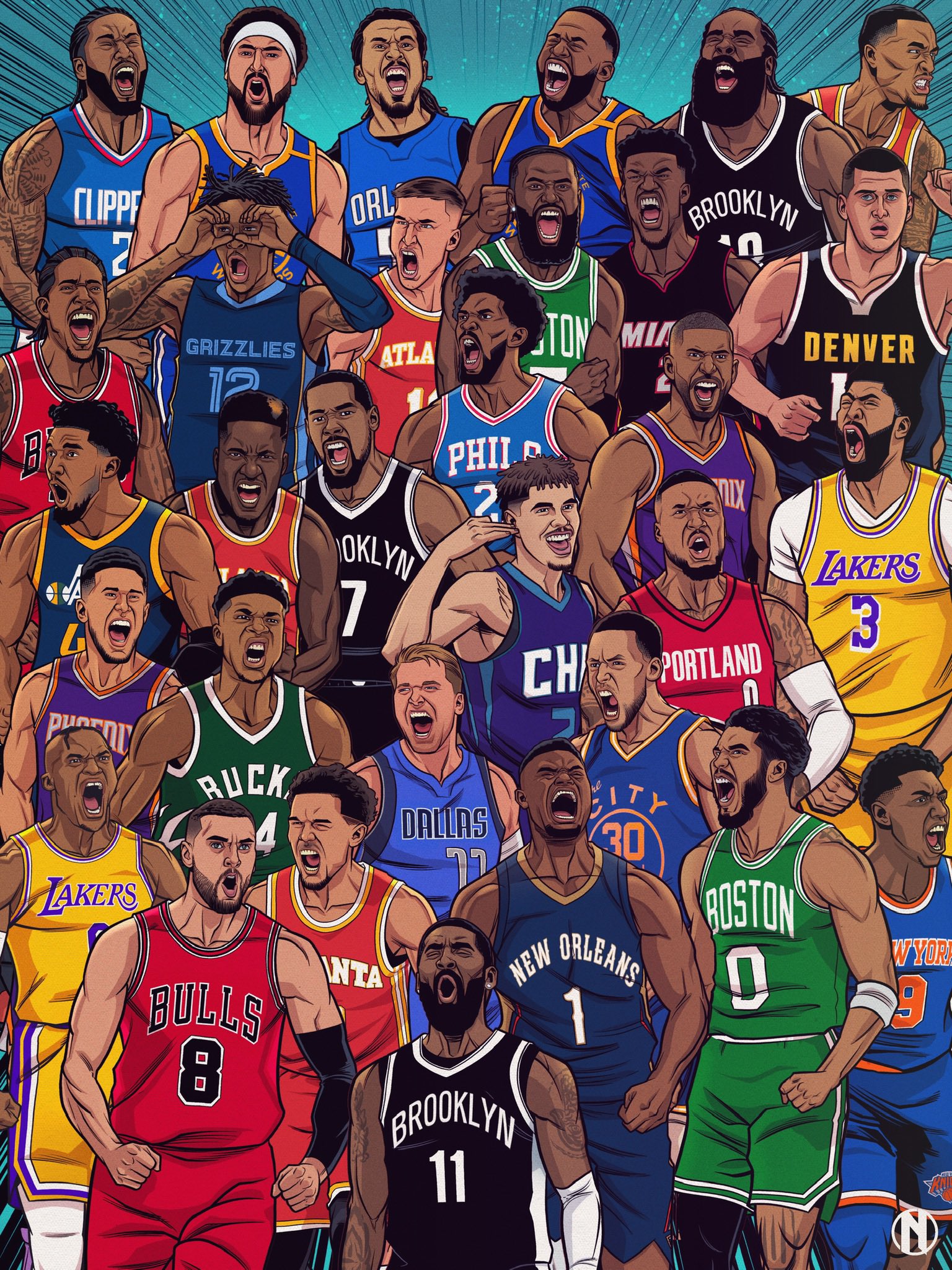 Nba Players Wallpaper 2022
