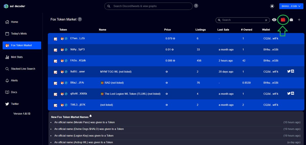 SOL Decoder on Twitter: " ️View all tokens ️ By using our website, android, or iOS app, you can ...