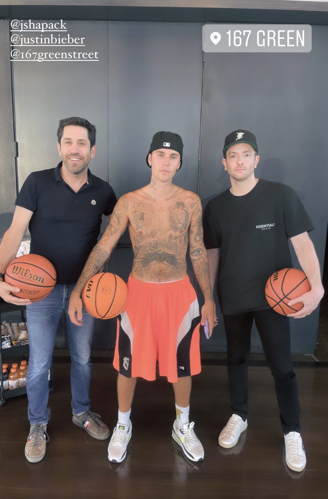 Justin Bieber Muscles May 2022