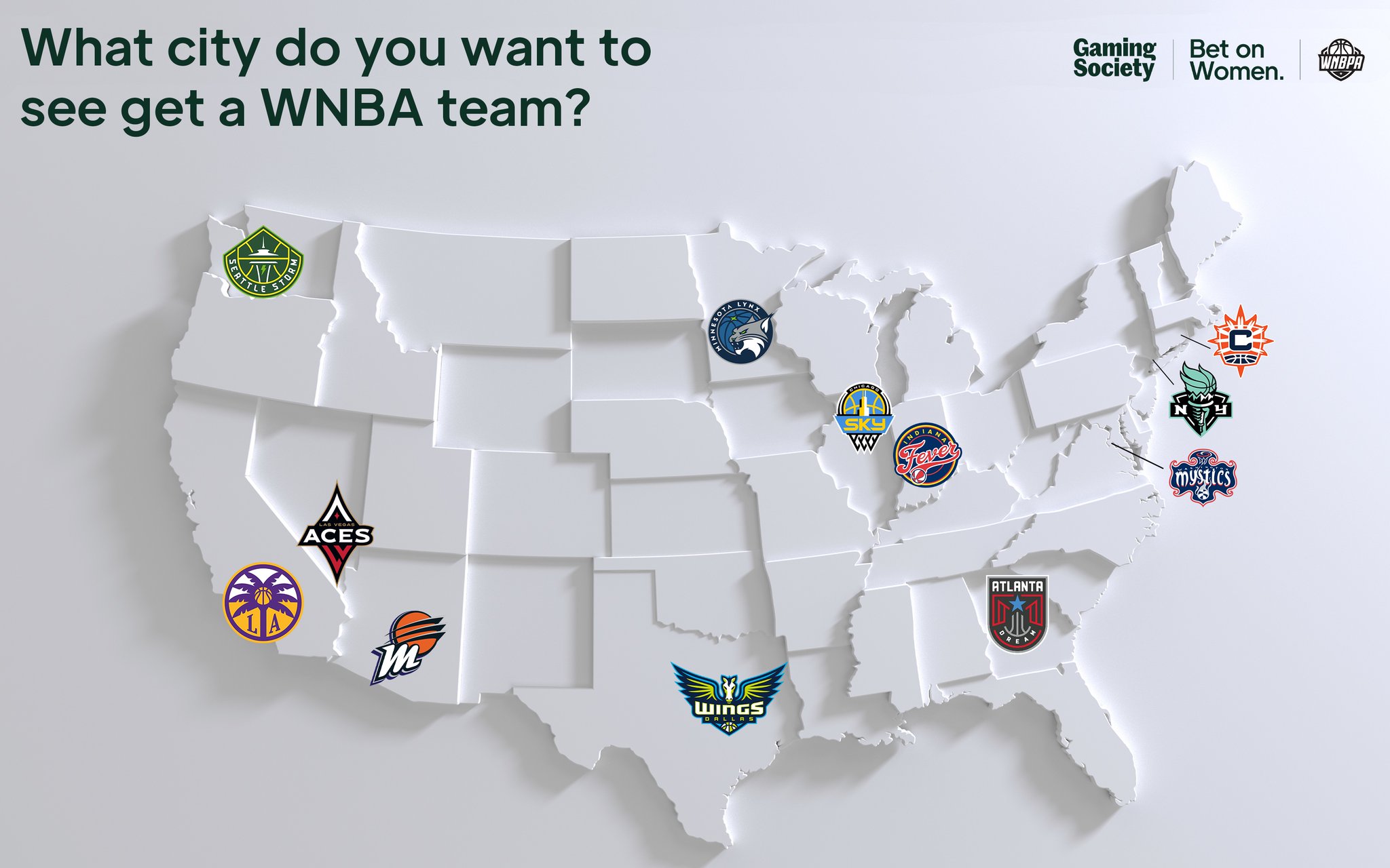 Wnba Team Map