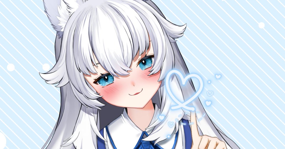 「Labu Awoo~ 💗 」|Lumi 💙 Vtuberのイラスト