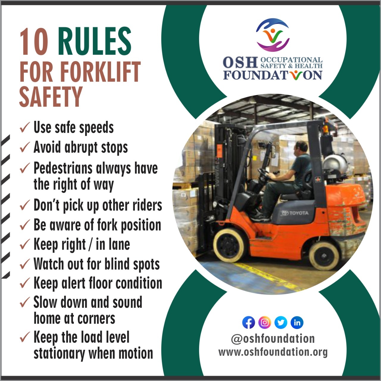 Forklift Safety Rules