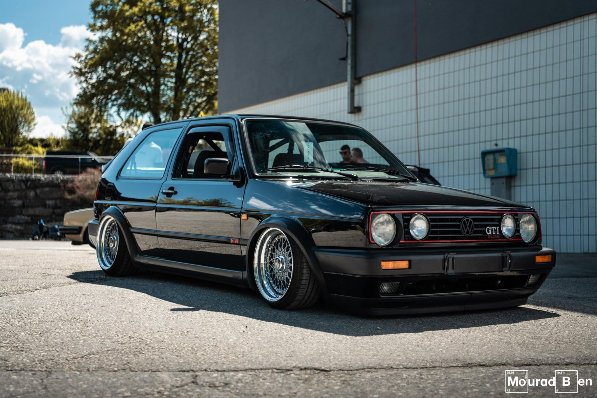 Mk2 Golf Slammed