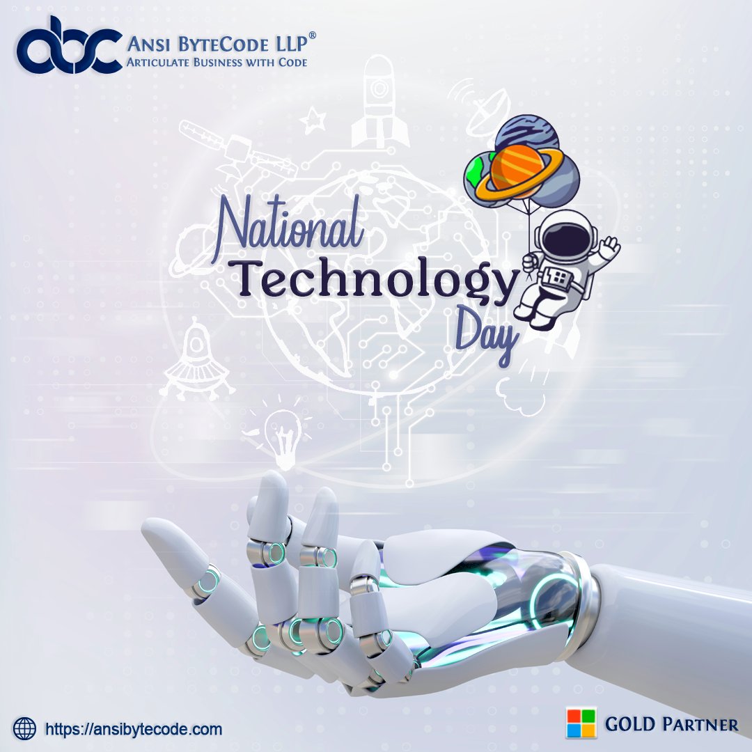 Ansi Bytecode LLP on Twitter: "On #NationalTechnologyDay , Let's salute our scientists for their ...