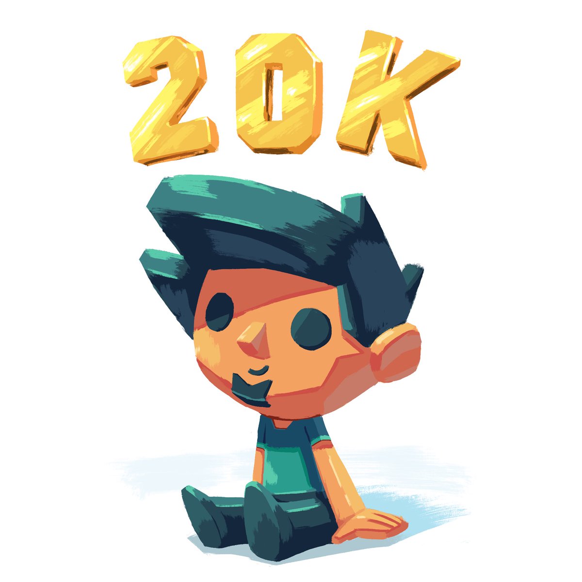 「Thank you all so much for 20k followers 」|Advosのイラスト