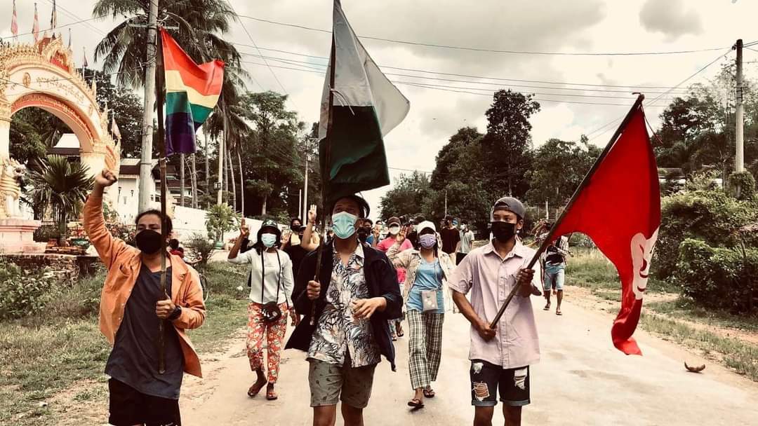 Khit Thit Media On Twitter လောင်းလုံးတွင် အကြမ်းဖက် စစ်အာဏာရှင် ဆန့်က