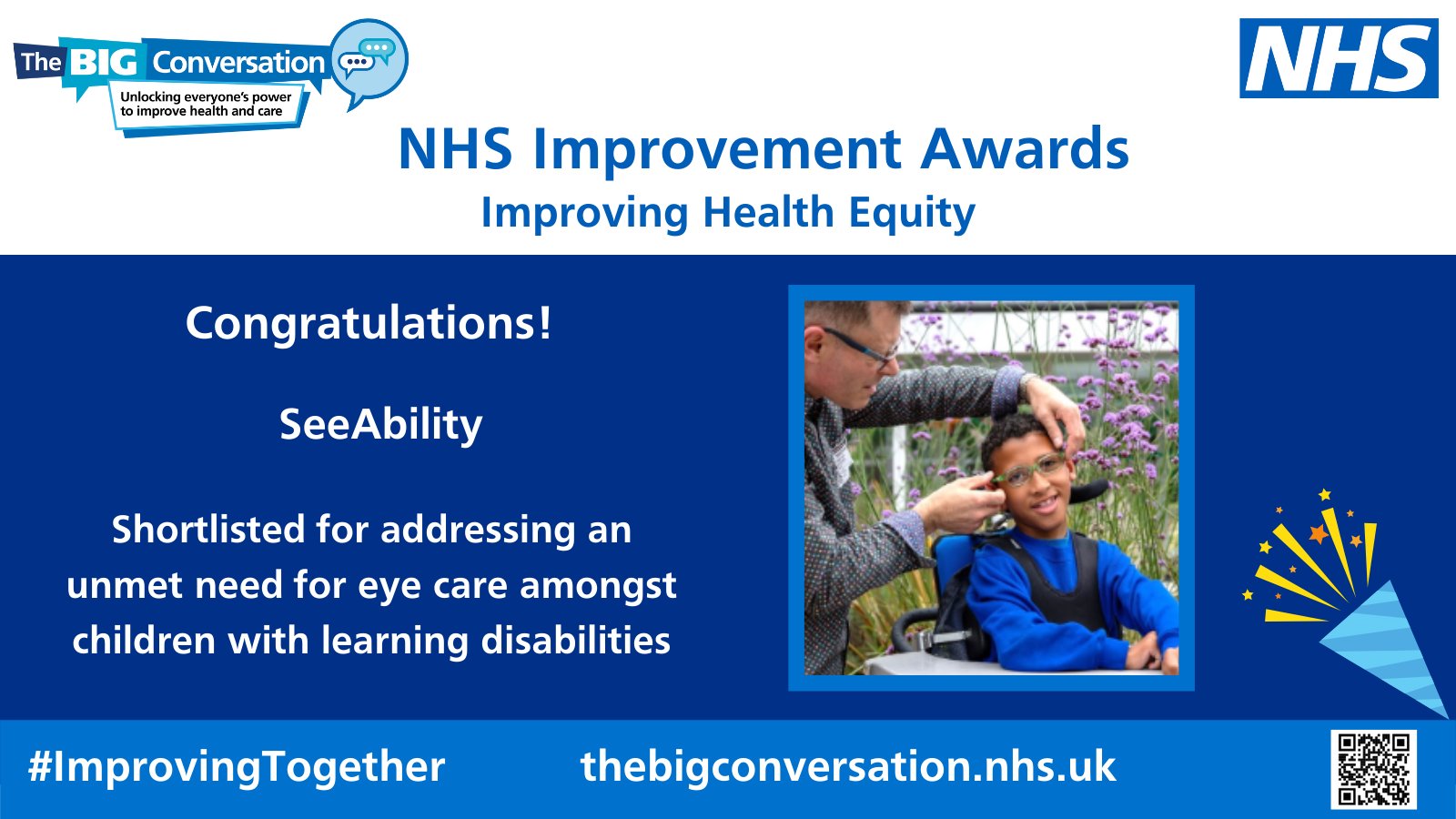 NHS Horizons on Twitter: "🎉Congratulations to @SeeAbility shortlisted in the Improving Health ...